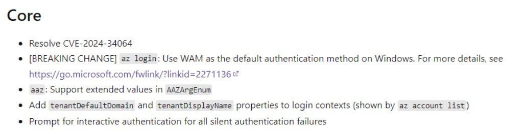 Azure CLI - Authentication Fix
