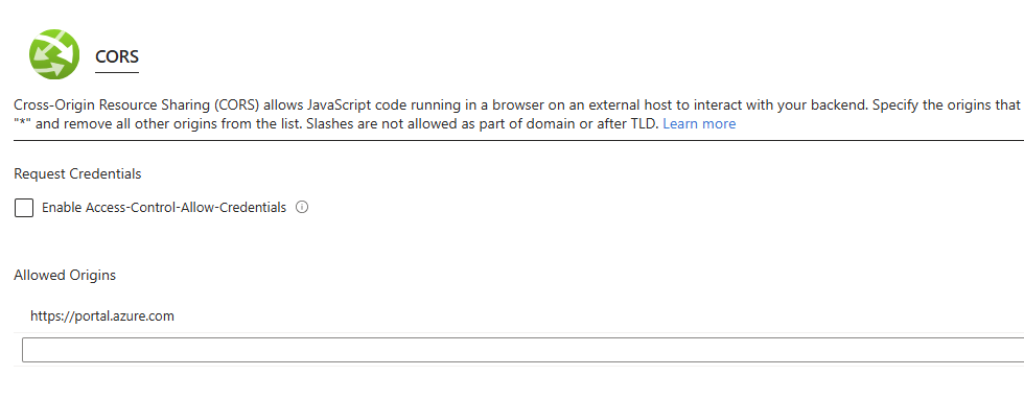 Azure Function App - Configuration Notes Azure Function App - Configuration Notes