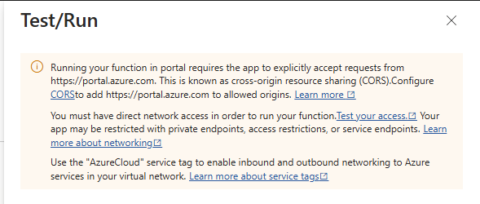 Azure Function App - Configuration Notes