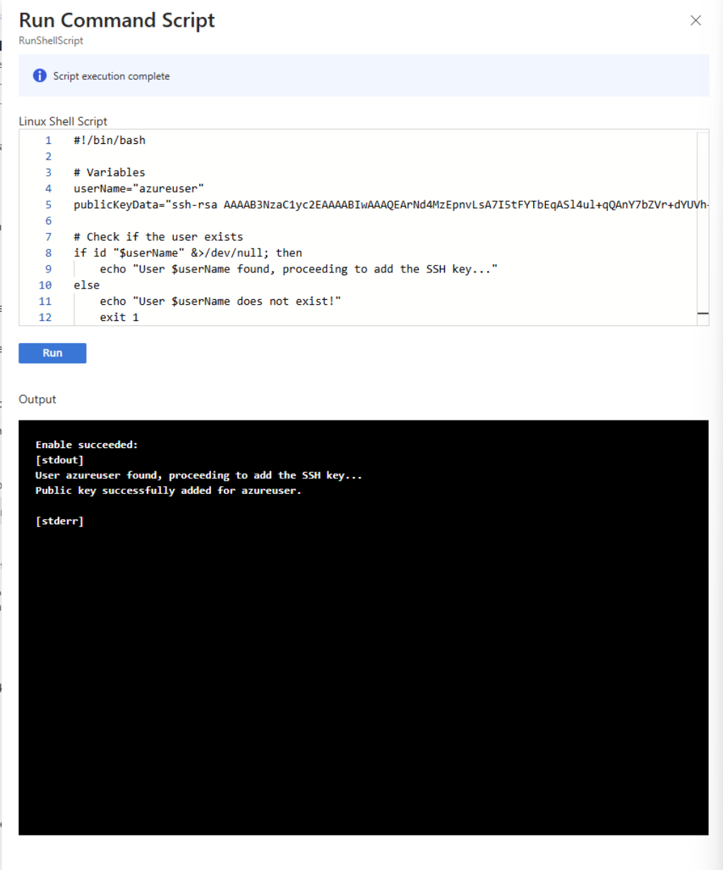 Azure Linux SSH Authentication: Lost SSH Keys